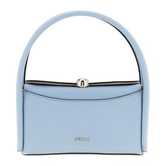 Furla Nicole Mini Boston Bag - - Bags - Damen - Blau - ONE SIZE