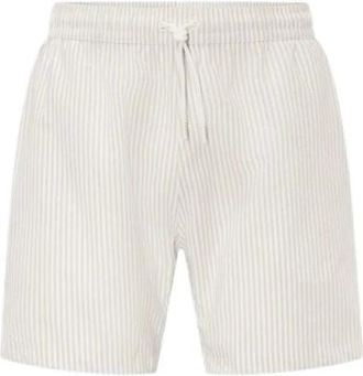 04651/ Homme, Maillots de bain, Beige, Taille: M Seersucker Swim