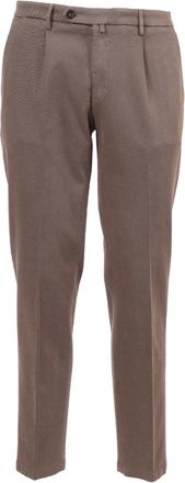 BRIGLIA 1949 Homme, Pantalons, Brun, Taille: XL Pantalon Coupe Slim