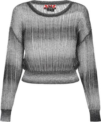 Mymo Pullover Frauen schwarz-wei&szlig;