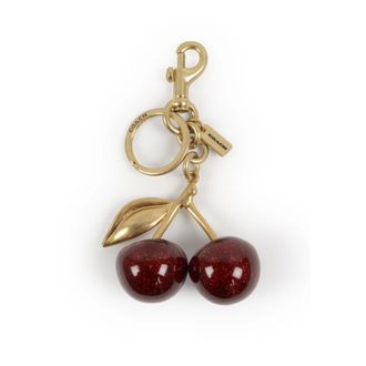 Coach Femme, Accessoires, Jaune, Taille: ONE Size Cherry Bag Charm