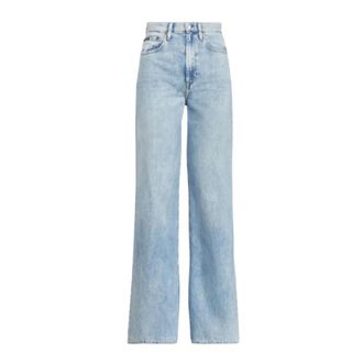 Polo Ralph Lauren Wide Leg High Waist Jeans - - Jeans - Damen - Blau - W31