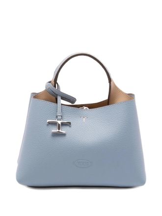 Tod's Tote Bag mit T-Anh&auml;nger - Blau