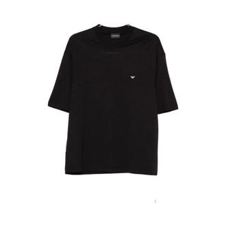 Emporio Armani Homme, Tops, Noir, Taille: 2XL T-Chemises