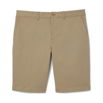 Lacoste Slim Fit Stretch Cotton Chino Shorts - - Shorts - Herren - Beige - 3XS