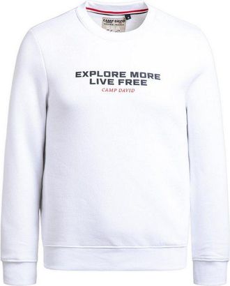 Camp David Sweater mit Print