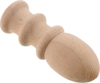 NUOBESTY Unbehandelte Holz Dekorspitzen f&uuml;r M&ouml;belpfosten Rustikale Zierelemente aus Massivholz 20x7,5cm f&uuml;r Treppen Gardinenstangen und Selbstgemacht Holzproje