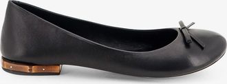 Gucci Leather and bamboo ballrinas - GUCCI - gender_Woman