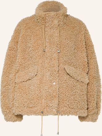 BA&SH Ba&Sh Teddyfell-Jacke Sonjo beige