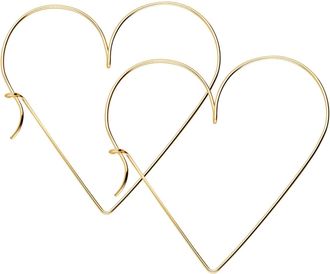 Atelier Paulin Créoles Mini Coeur Nude Gold Filled