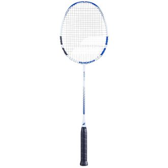 Babolat Badmintonschl&auml;ger Modell Satelite Rise, Griff 2, Blau/Wei&szlig;, ideal f&uuml;r Spieler, die Pr&auml;zision und Leistung suchen, leichtes Gewicht, vergr&ouml;&szlig;ertes Schl&auml;