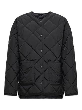 Only Quilted Jacket Onlalthea OTW Veste matelassée, Noir, x_l Femmes