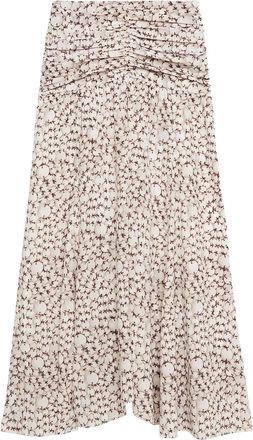 Isabel Marant Midirock mit Pailletten-Print - Nude