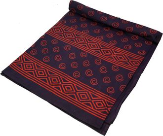 Guru Shop Blockdruck Tagesdecke, Bett & Sofa&uuml;berwurf, Handgearbeiteter Wandbehang, Wandtuch - Design 11, Baumwolle, Size:Single 150x200 cm