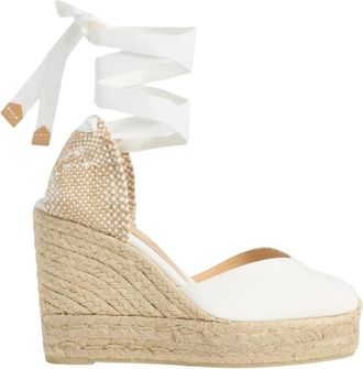 Castaner Femme, Chaussures, Blanc, Taille: 41 EU Chiara Wedge Espadrilles