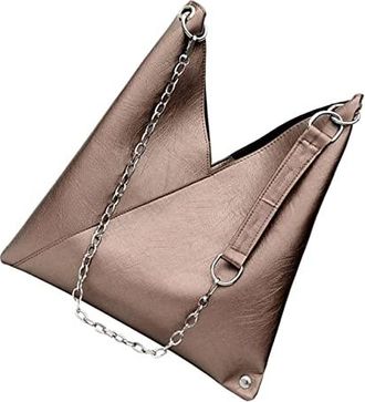 Soimiss Paquet à Bandoulière En Pu Pour Femme Élégant Chaîne Dorée, Paquet En Polyuréthane, Usage Quotidien Et Sorties Hivernales, Taille Moyenne