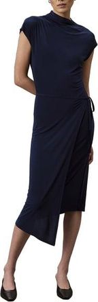 Calvin Klein Robe portefeuille mi-longue cintrée