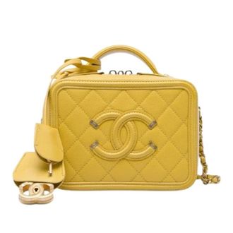 Chanel Pre-owned Caviar Leather Satchel - - Pre-owned - Damen - Gelb - ONE SIZE