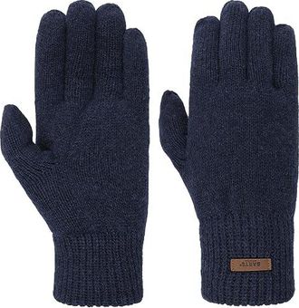 Barts Gants Haakon Lambswool Homme - en tricot avec doigts laine doublure automne-hiver - L/XL bleu fonc&eacute;