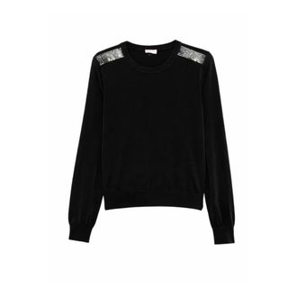 Liu Jo Femme, Pulls, Noir, Taille: 40 FR SweaT-shirts