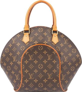 Louis Vuitton Crossbody Bags - Louis Vuitton Canvas Monogram Ellipse MM Handbag - Gr. unisize - in Braun - f&uuml;r Damen