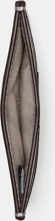 Kate Spade New York Kate Spade Bridget Kartenhalter Aus Lackleder In Knitteroptik, Schmal, Klein f&uuml;r Frauen in Flieder Mondlicht | Non