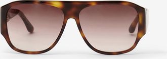 Isabel Marant Lunettes De Soleil Mikala - Femme - Havana - Brown Pink Sh - - Isabel Marant