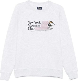 In The Box Homme, Sweatshirts et sweats &agrave; capuche, Gris, Taille: L NY Marathon Snoopy SweaT-shirt