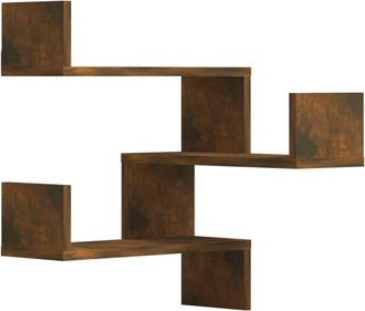 Generic Schwebende Wand-Eckregale, an der Wand Montiertes H&auml;ngendes Wandregal, Holzwerkstoff oder Wohnzimmer, Schlafzimmer, Badezimmer und Wohnecke (Ger&auml;ucher