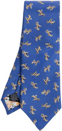 Paul Smith Homme, Accessoires, Bleu, Taille: ONE Size Cravate en soie