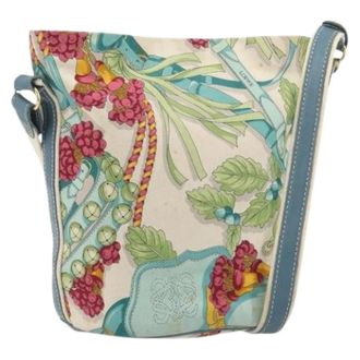 Loewe Pre-owned Canvas Shoulder Bucket Bag - Femme - Pre-owned - Multicolore - Taille: ONE Size