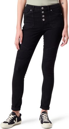 Only Onlhush Mid Waist Sk Poc Biker PIM DNM