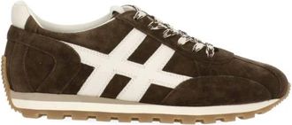 Hogan Femme, Chaussures, Brun, Taille: 37 1/2 EU Cool Suede Baskets