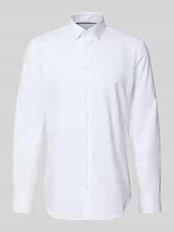 Jake*s Super Slim Fit Businesshemd mit Kentkragen