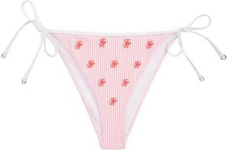Tommy Hilfiger Bas de maillot de bain ray&eacute; et logo brod&eacute; &agrave; nouer