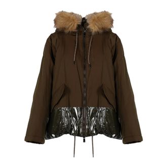Pinko Pinko - Parka Circus - Femme - Manteaux - Brun - Taille: 38 FR