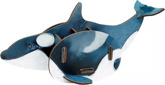 Werkhaus WE 2070 Stiftebox Orca - großer Stiftehalter aus Holzwerkstoff, 6 Fächer Schreibtisch Organizer für Kinderzimmer Büro Schule Homeoffice - Made in Germ