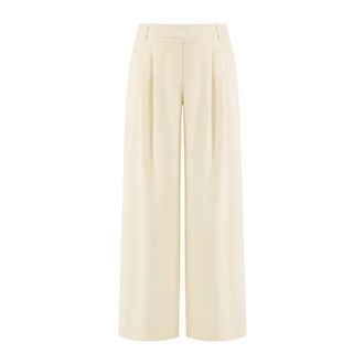 Ermanno Scervino Stoffhose mit weitem Bein - - Trousers - Damen - Beige - M