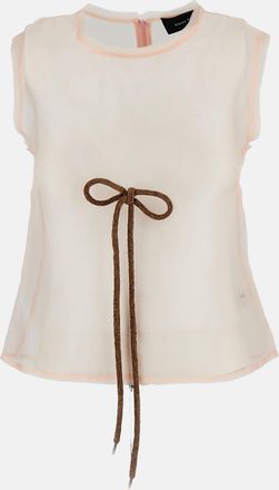 Simone Rocha Oberteil Aus Samtstoff