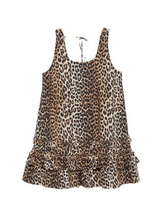 Ganni Mini-robe en coton biologique Ganni