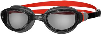 Zoggs Phantom Curve 2.0 Schwimmbrille, Black/Red/Smoke, Einheitsgröße