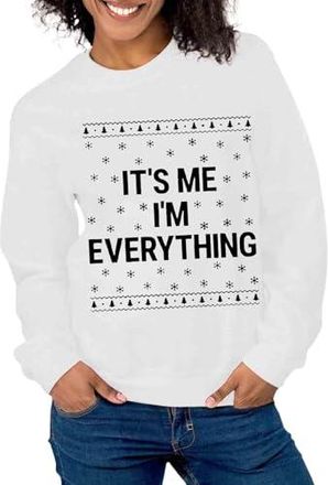 Generic Sweat assorti pour couple de Saint-Valentin 2026 avec inscription &laquo; I Have Everything I Want For Shirt/Husband Wife &raquo;, blanc, XL