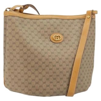 Gucci Sac bandouli&egrave;re vintage Pre-owned - Femme - Pre-owned - Beige - Taille: ONE Size