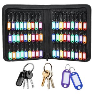 Generico Schl&uuml;sselorganizer | Wasserdichtes und feuerfestes Aufbewahrungsetui | Schl&uuml;sselmappe mit 54 Positionen mit Griff | Executive Bankier Hotel Besitzer I