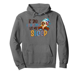 So Cool Designs Eulen-Liebhaber-lustiges Sprichwort wenn du Mich liebst Pullover Hoodie