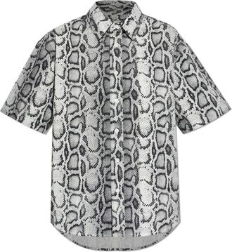 Carhartt Work in Progress Femme, Blouses et Chemises, Gris, Taille: 40 FR Snake Camo Shirt