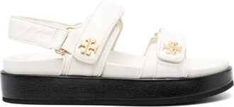 Tory Burch Femme, Chaussures, Blanc, Taille: 40 1/2 EU Sandales Sport Kira