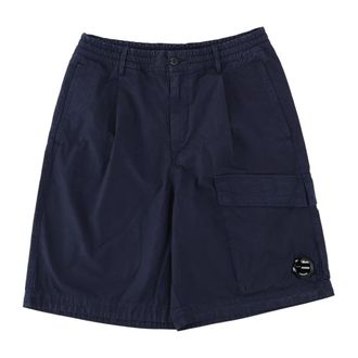 C.P. Company Micro-Reps Boxy Lens Shorts - - Shorts - Herren - Blau - XL