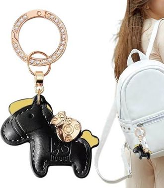 Generic Porte-cl&eacute;s cheval - Accessoires de mode &laquo; Good Luck &raquo; - Ann&eacute;e du cheval - Pour festival, voyage, voiture, sac &agrave; dos, f&ecirc;te, famille, adultes, femmes, h