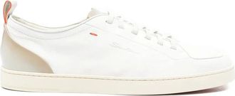 Santoni Homme, Chaussures, Blanc, Taille: 42 EU Montecarlo Baskets
